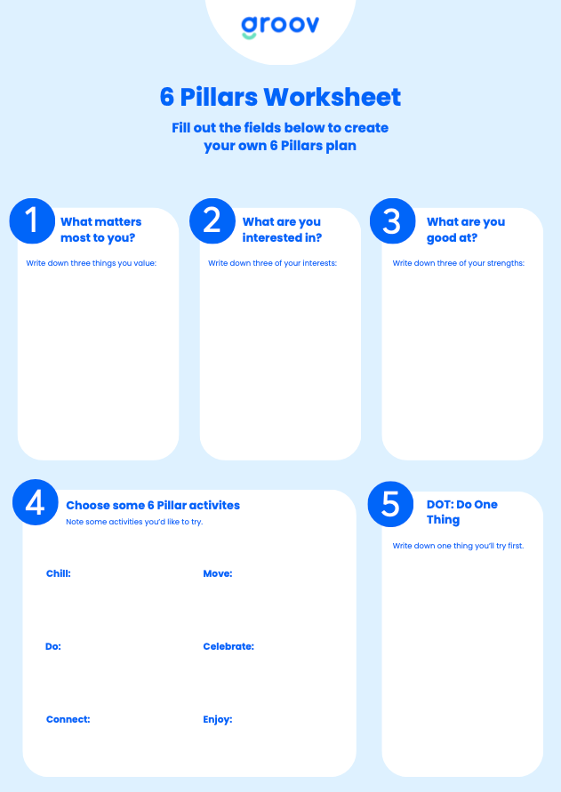 Groov | Resources | Six Pillars of Wellbeing — Groov | Workplace ...