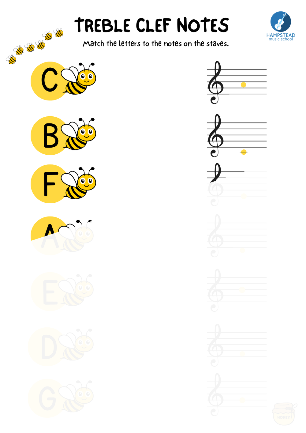 Dotted Notes Worksheet
