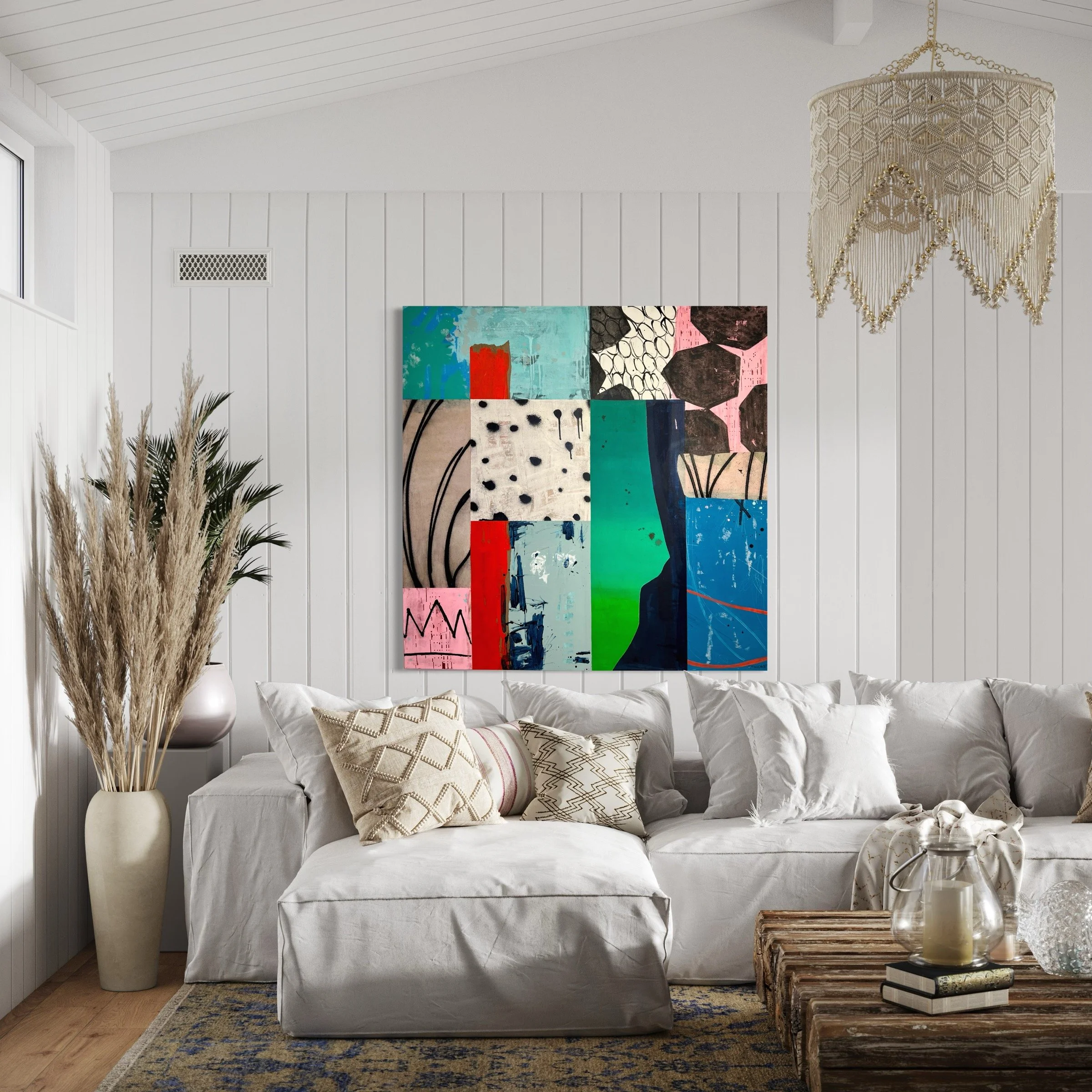 Original Contemporary Abstract Paintings and Prints - Sarah Finucane