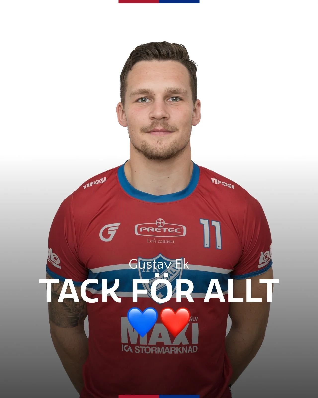 Tack för allt Gustav! — IFK Kungälv