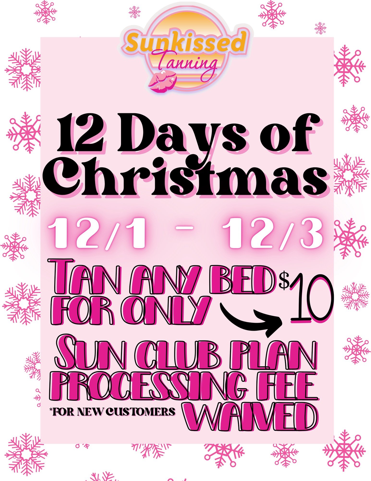 Specials — Sunkissed Tanning & Boutique