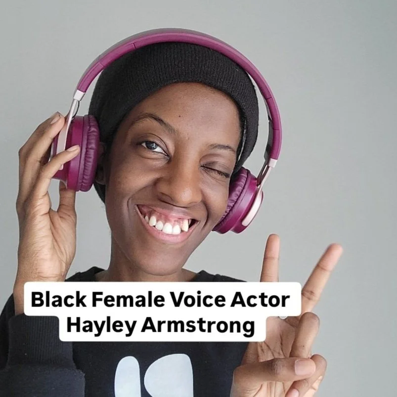 Black Female Voice Actor Hayley Armstrong | African American
