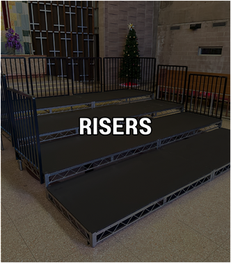 Portable Bleachers, Stages, and Concert Risers