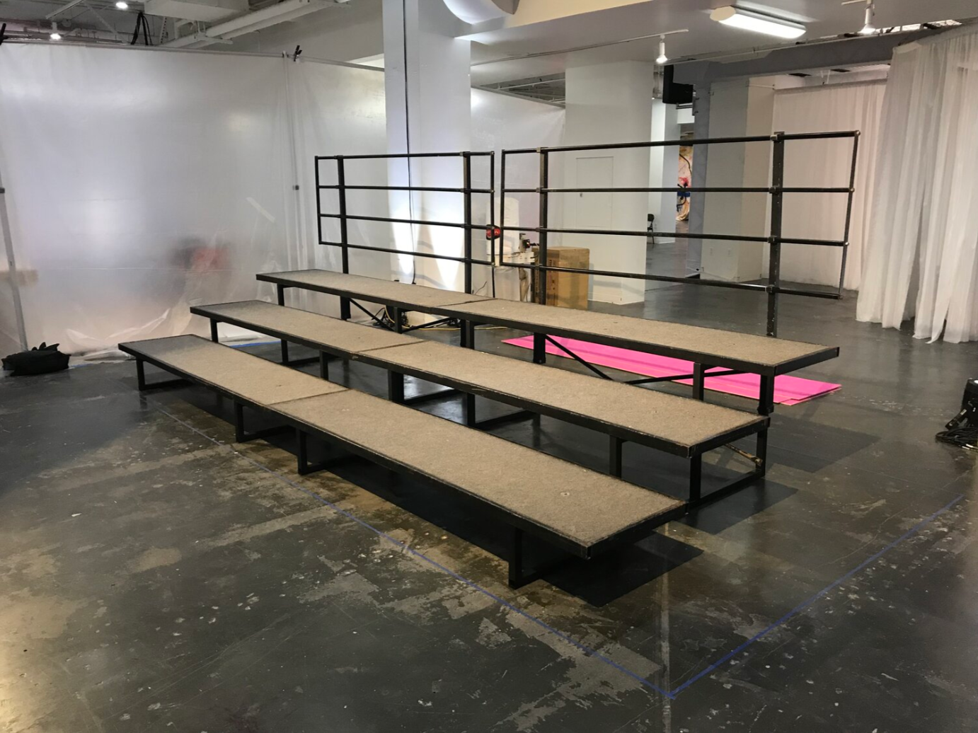 Portable Bleachers, Stages, and Concert Risers