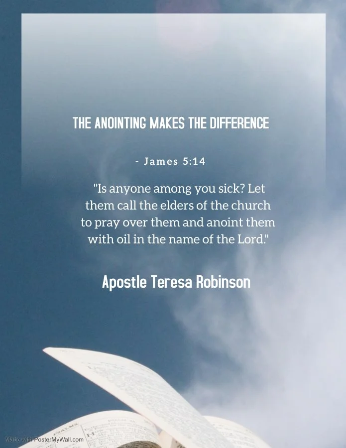 THE ANOINTING MAKES THE DIFFERENCE — Kingdom Seekers Church