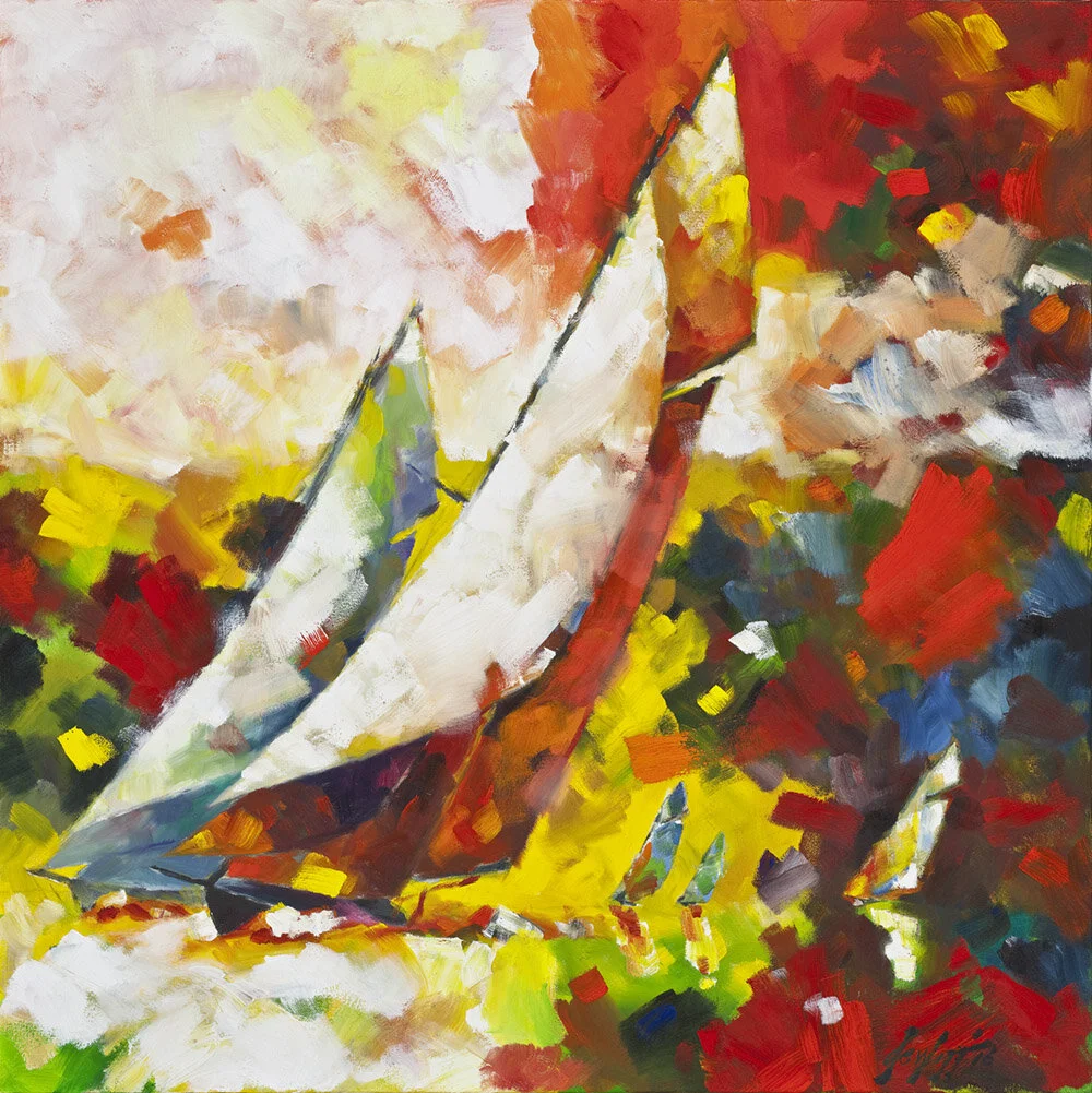 Giclee Print "Stars and Stripes 2" — Marine Artist Jim DeWitt