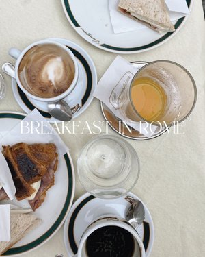 THE ULTIMATE BREAKFAST GUIDE FOR ROME — Atelier Studio Fanny