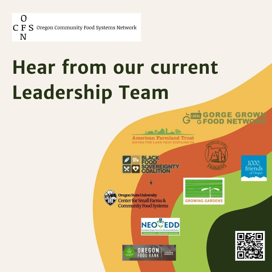 Oregon Community Food Systems Network - MAIN