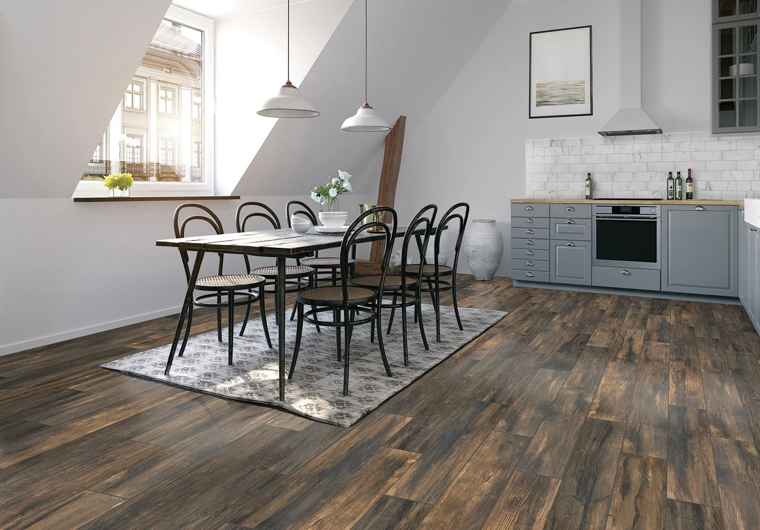 Classic Wood - Smoked Hickory — Elegance Porcelain Tile