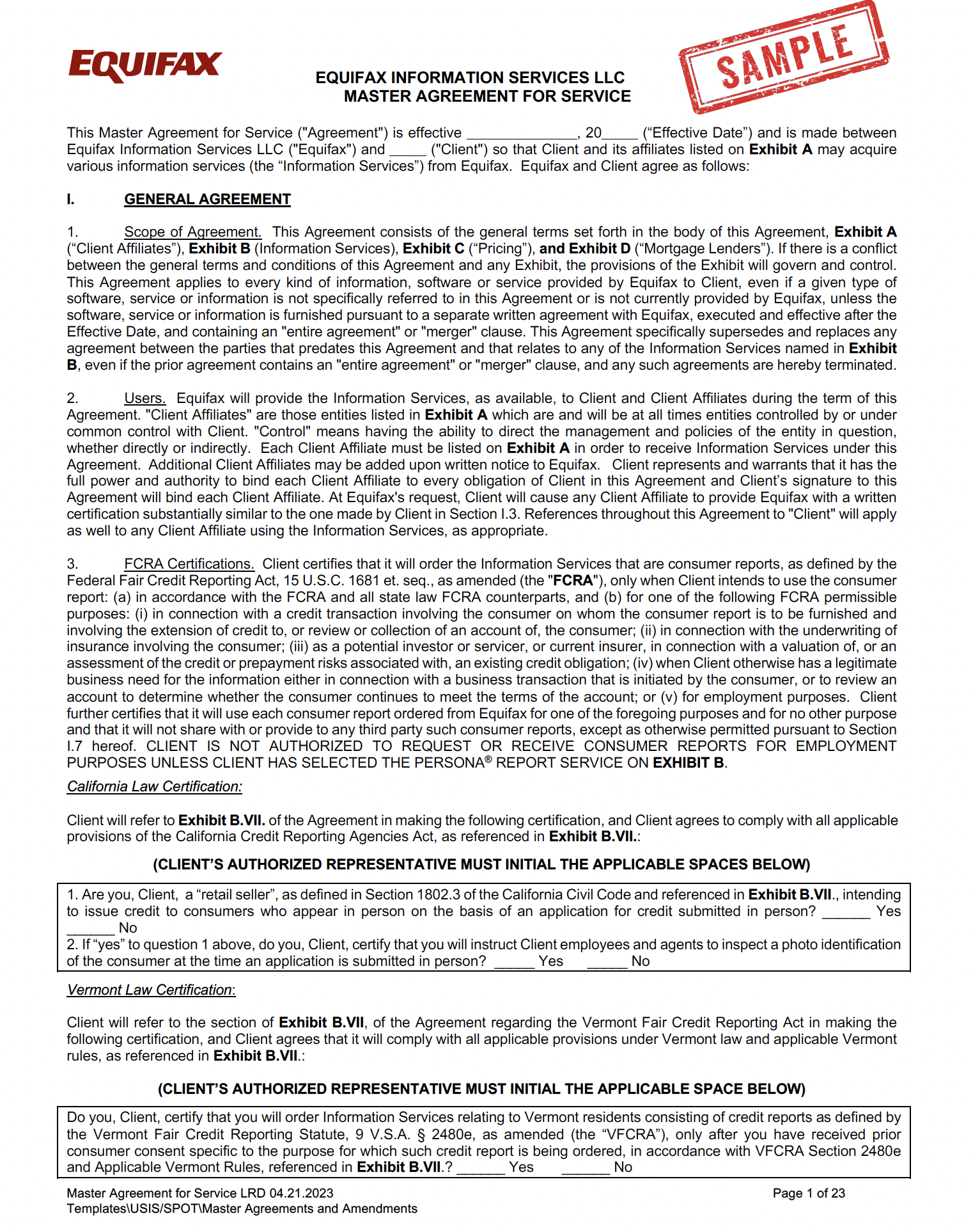 Lesson 1: Master Service Agreement (MSA) — Confluent Strategies Sales Hub