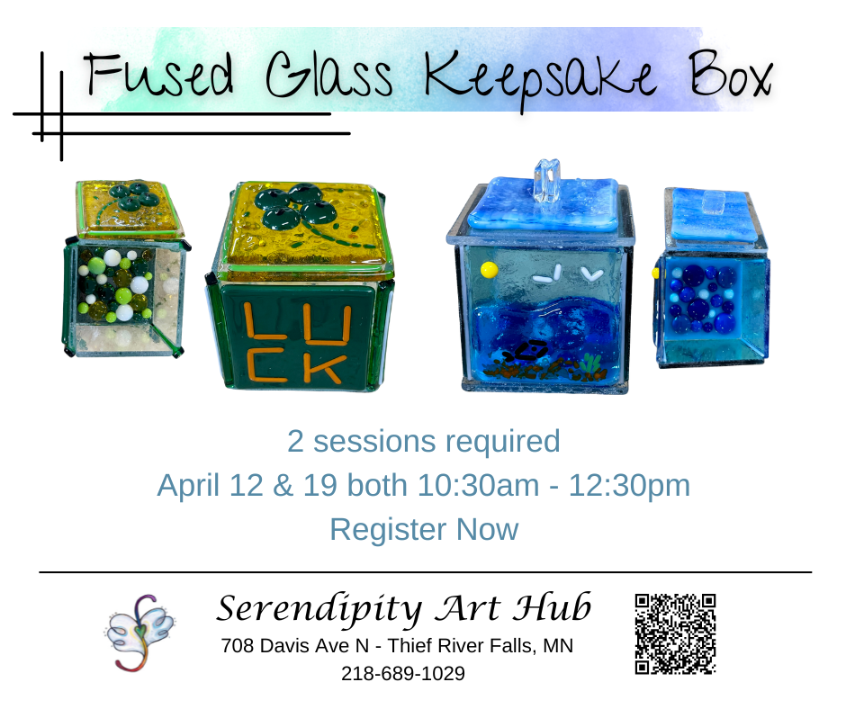 Fused Glass Keepsake Box Day 1 of 2 — Serendipity Art Hub
