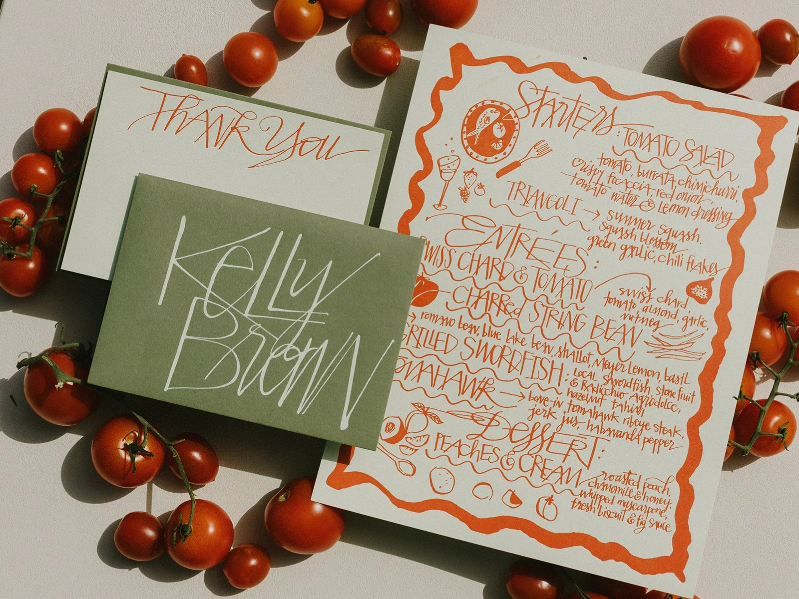 Gratitude Dinner with Tomato-Inspired Floral Design — MIHO