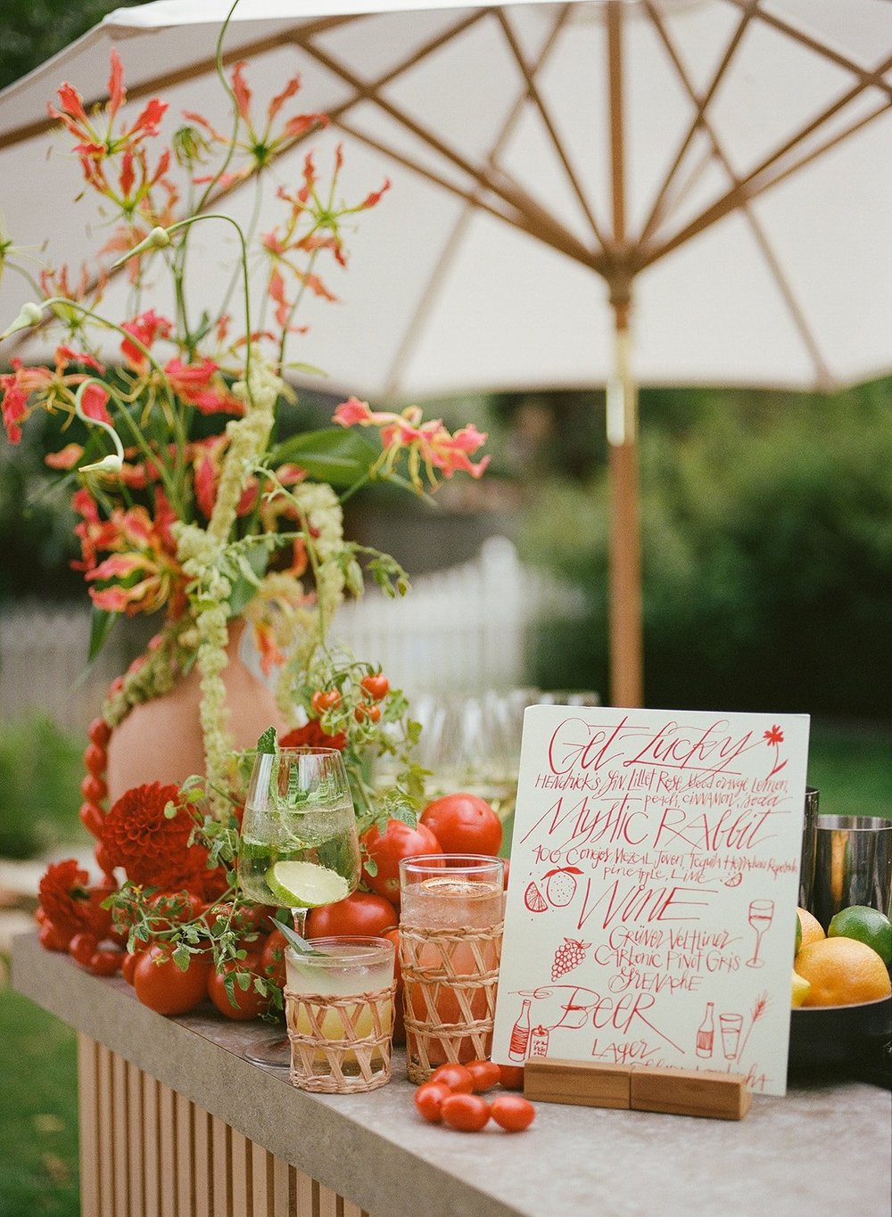 Gratitude Dinner with Tomato-Inspired Floral Design — MIHO