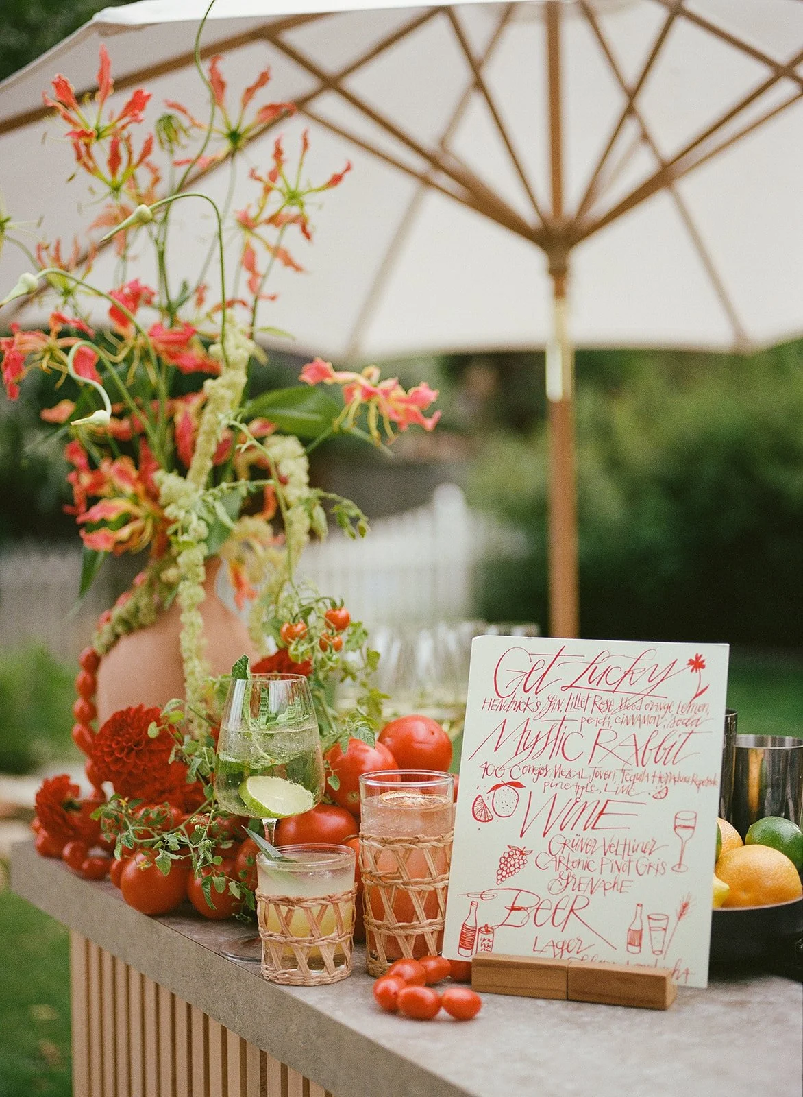 Gratitude Dinner with Tomato-Inspired Floral Design — MIHO