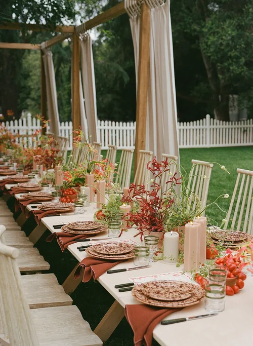 Gratitude Dinner with Tomato-Inspired Floral Design — MIHO
