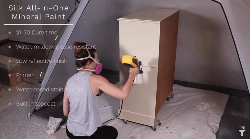 Silk All in One Spray Paint Makeover: Bassett Chest of Drawers ...