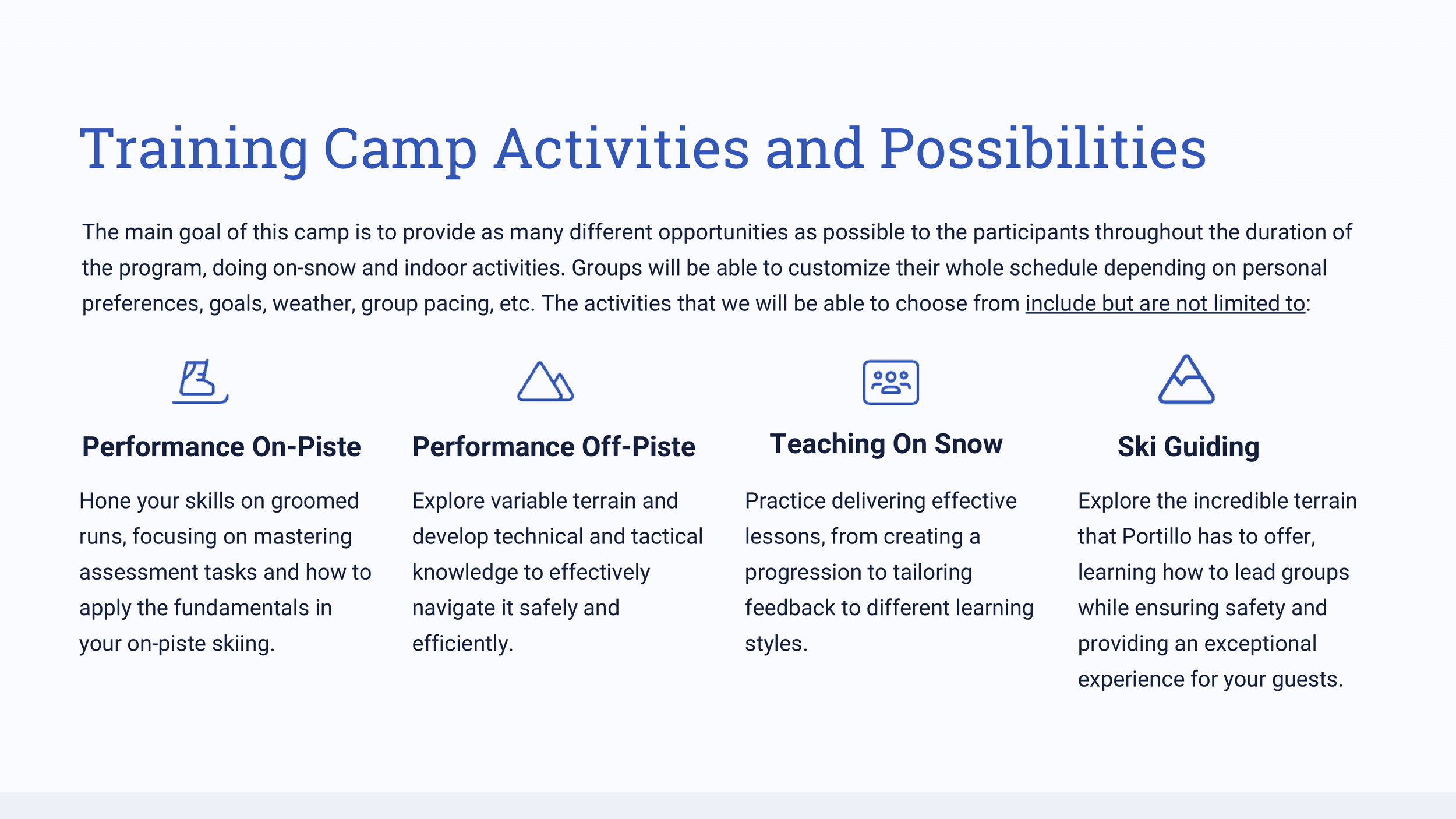 Ski Camp — Kevin Jordan