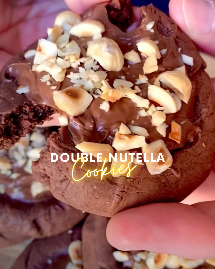 Double Nutella Cookies — cookiebeacon.com
