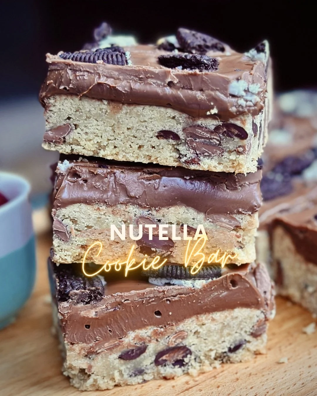 Nutella Cookie Bar — cookiebeacon.com