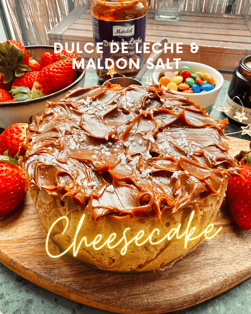 Dulce de Leche & Maldon Salt Cheesecake — cookiebeacon.com