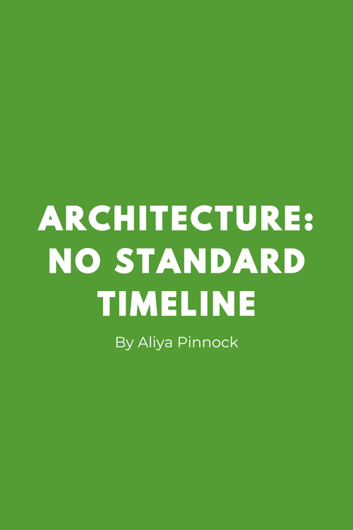 Architecture: There is no standard timeline — archistudentnotes
