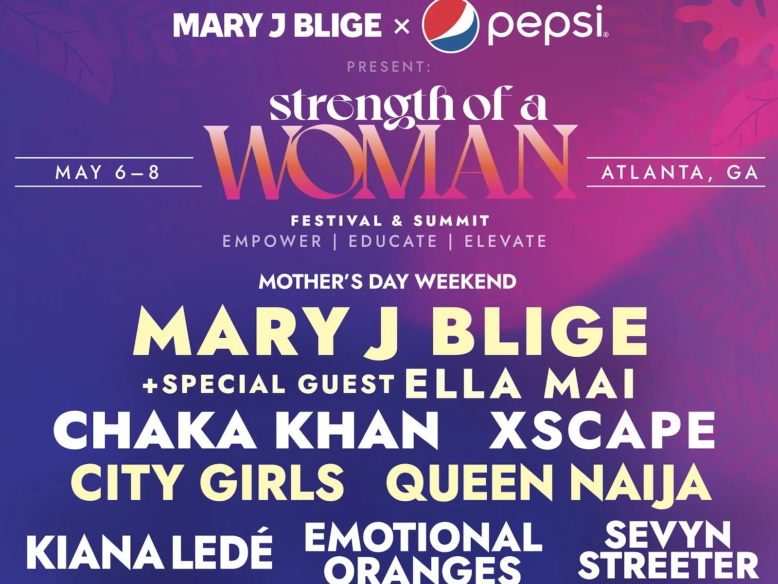 Mary J. Blige's Pepsi and Live Nation Urban relationship just bubbled ...