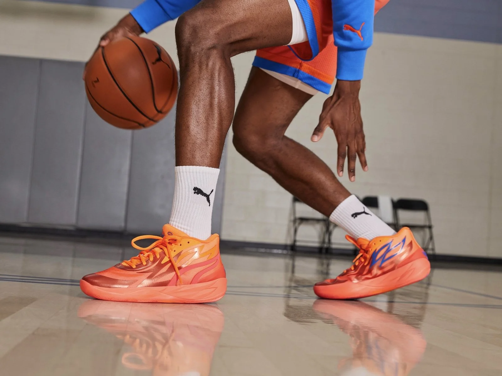 LaMelo Ball's newest PUMA Hoops sneakers are packed with fire — Attack ...