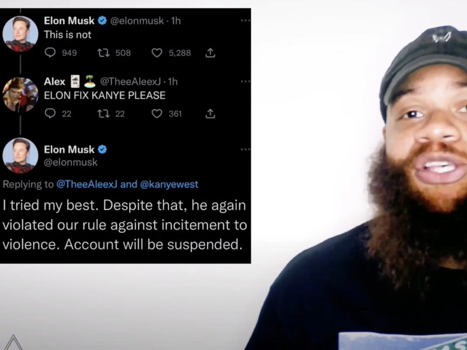 Jonny Fastlane report: Elon Musk deletes Kanye's Twitter — Attack The ... Jonny Fastlane report: Elon Musk deletes Kanye's Twitter — Attack The ...