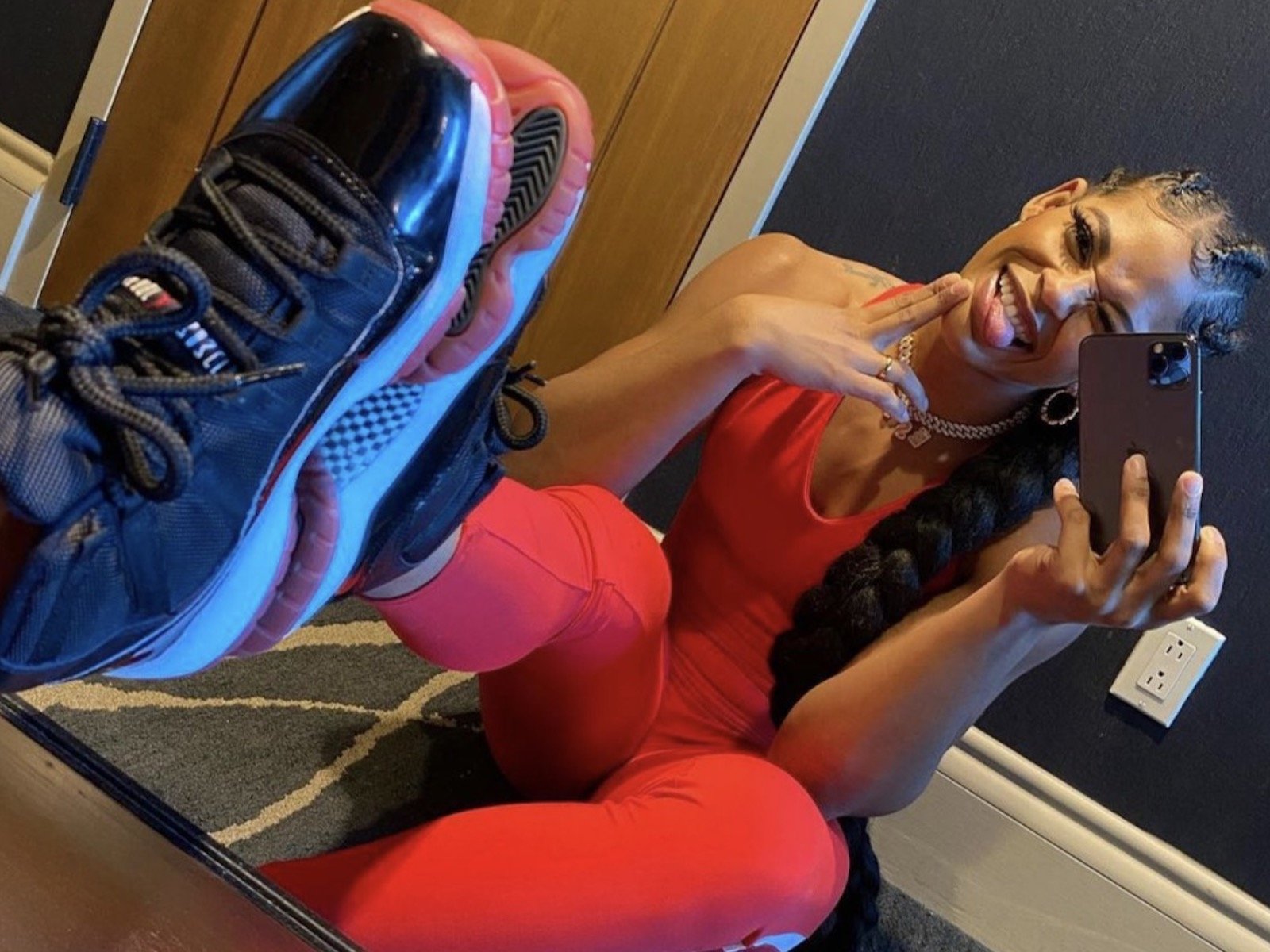 Wwes Bianca Belair Is All About Her Air Jordans Flexing — Attack The Culture