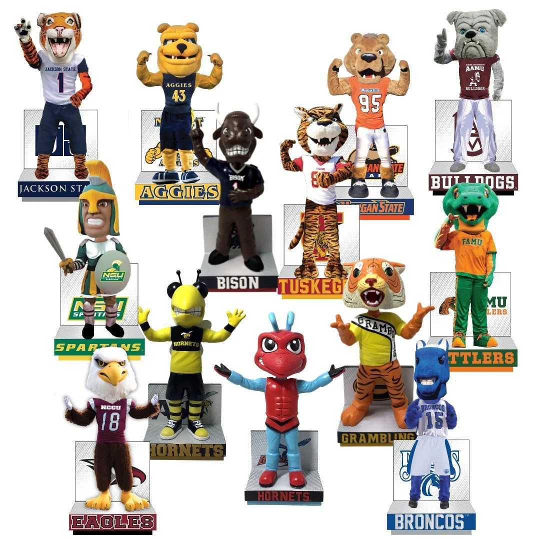 The first HBCU Bobblehead Series has arrived and of course they're must ...