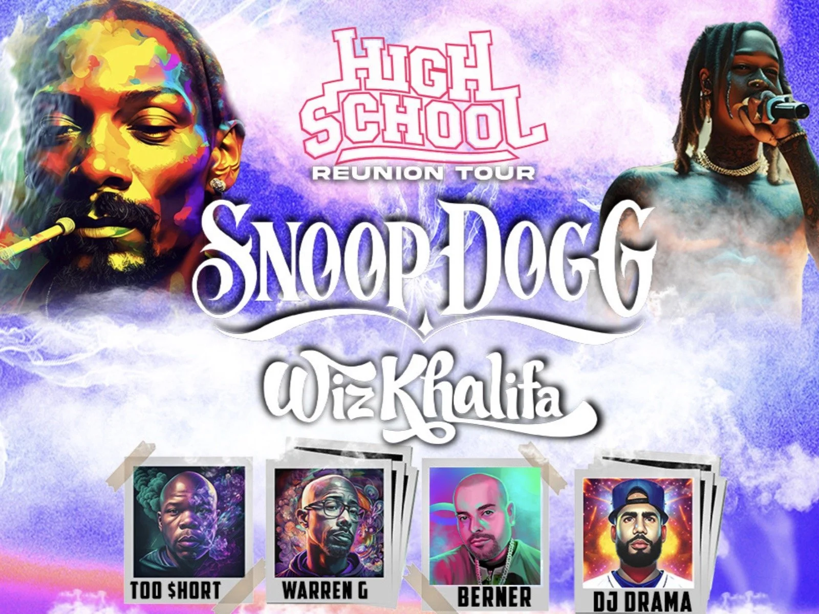 Wiz Khalifa and Snoop Dogg's star-studded 'High School Reunion' tour is ...