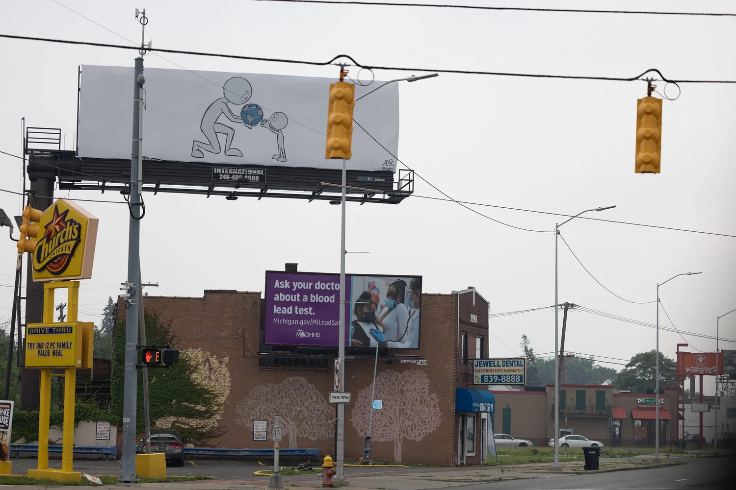 Kai: Your favorite street artist has blessed over 50 Detroit billboards with his magic touch ...