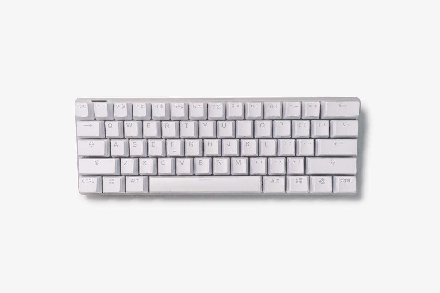 SteelSeries: All-white everything goals? Apex Pro Mini Prebuilt: Ghost ...