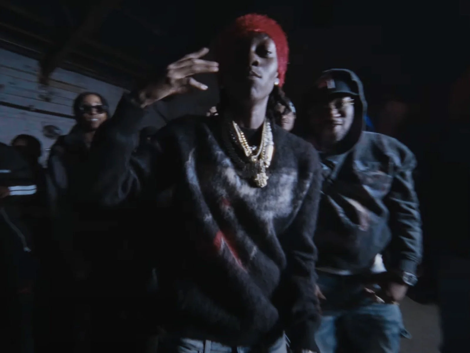 41, Kyle Richh, Jenn Carter, TaTa: The 'Run That!' music video goes as ...