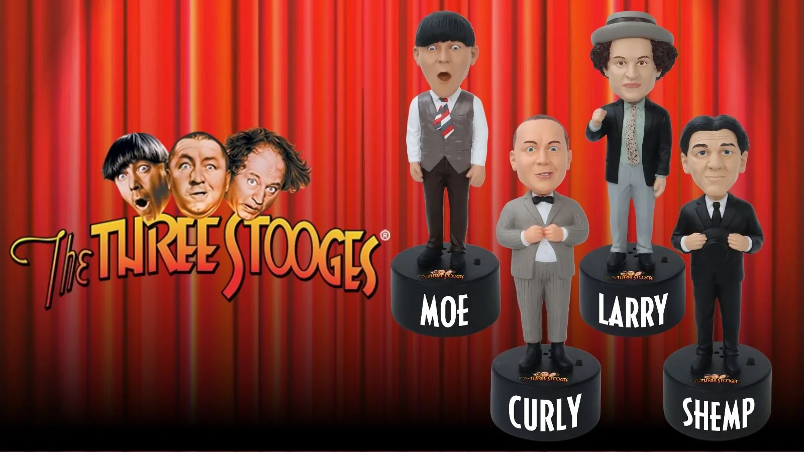 The Three Stooges: The iconic trio have their own limited-edition ...