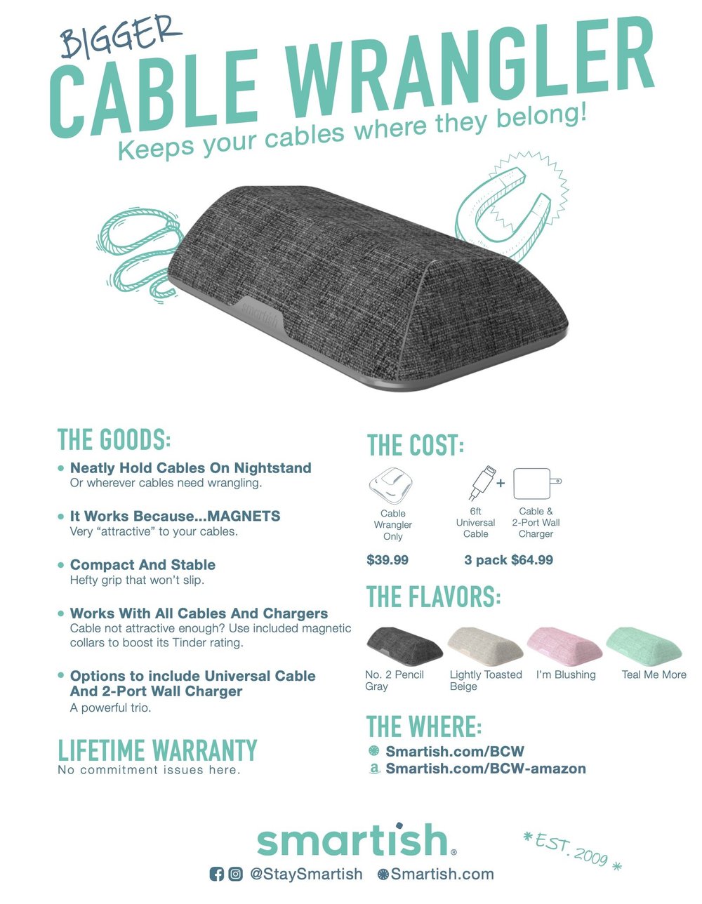 Smartish: The newly launched Bigger Cable Wrangler is a Tuesday life ...