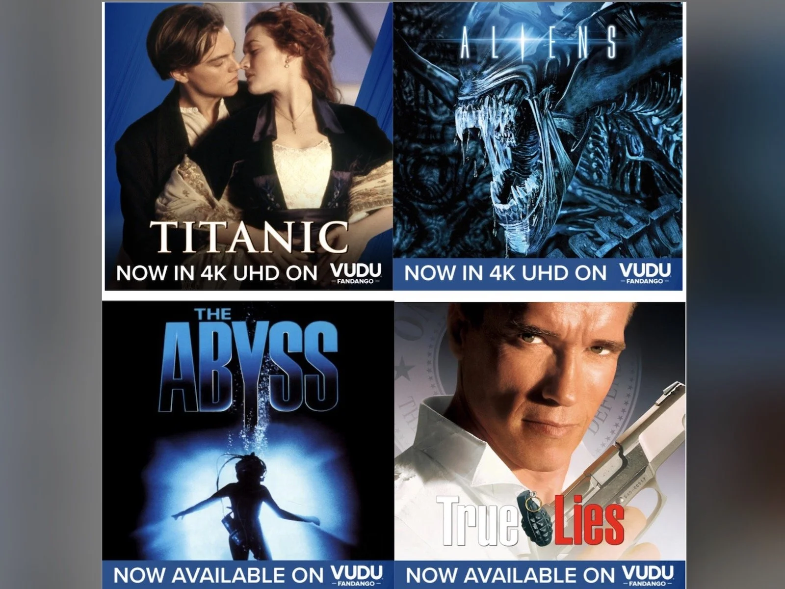 Vudu: It's all eyes on James Cameron classics are ready for your 4K ...