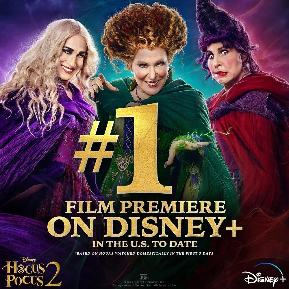 Hocus Pocus 2 is doing Disney numbers at No. 1 — Attack The Culture