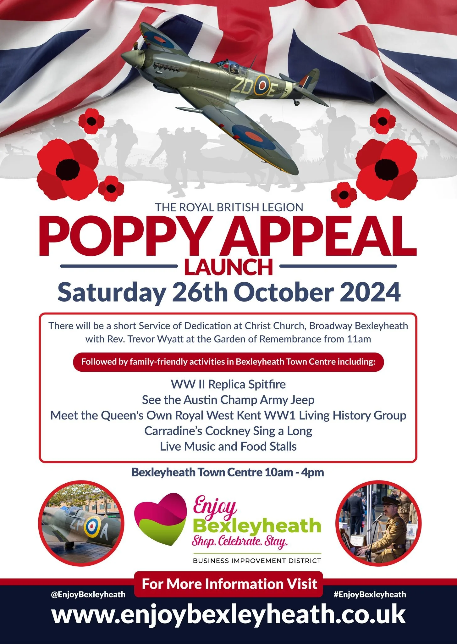 Join us for the Poppy Launch 2024 — Enjoy Bexleyheath