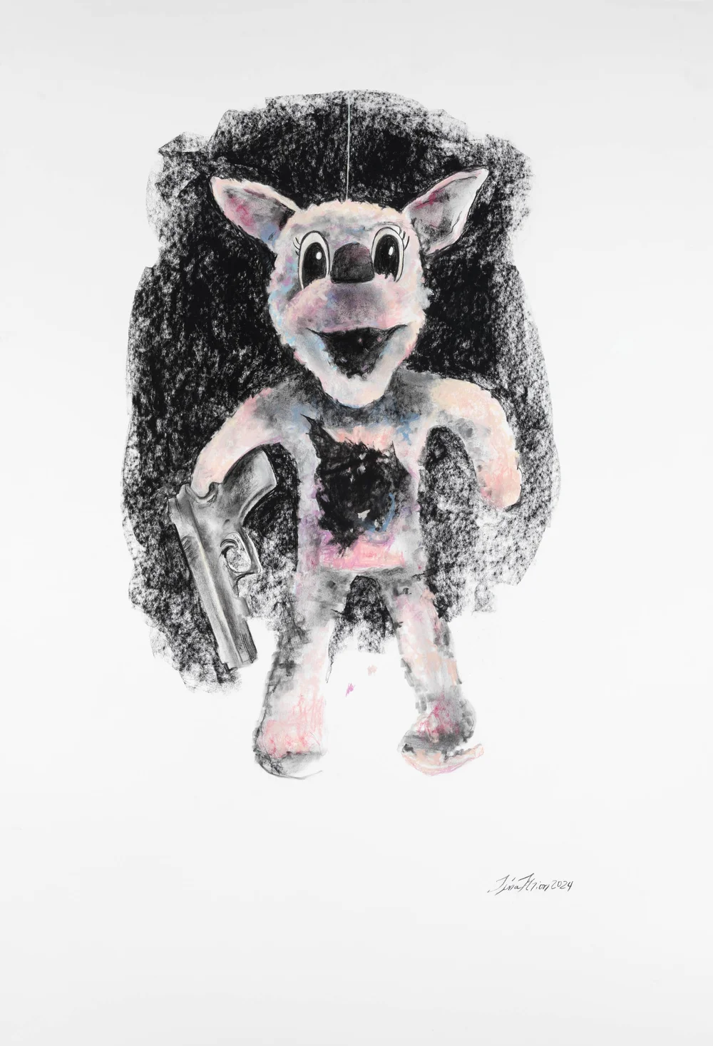 Tina Mion | Piñata with Gun — Kouri + Corrao Gallery