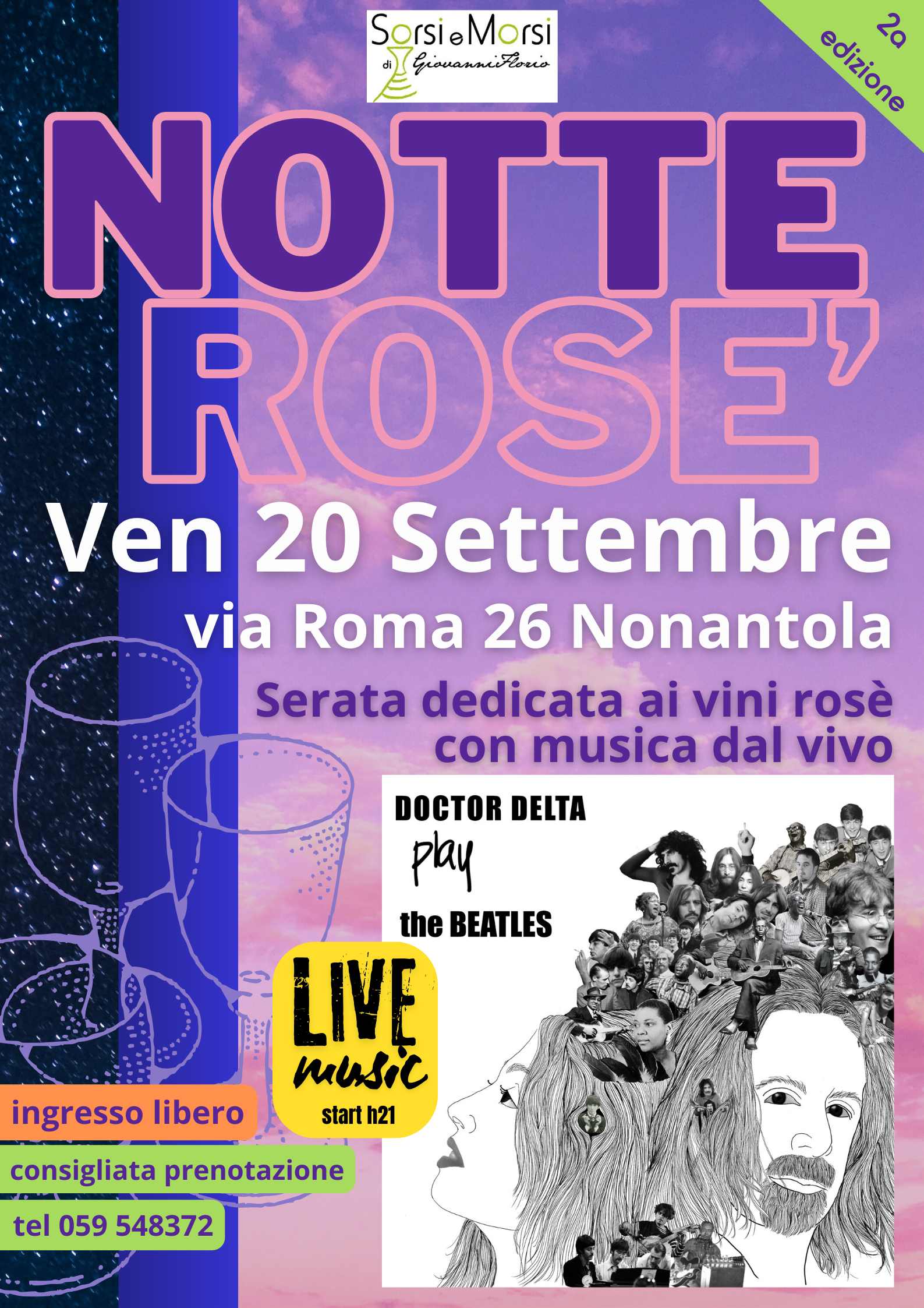 Notte Rosè 2024 — Enoteca e Bottega di Specialità a Nonantola – Sorsi e ...