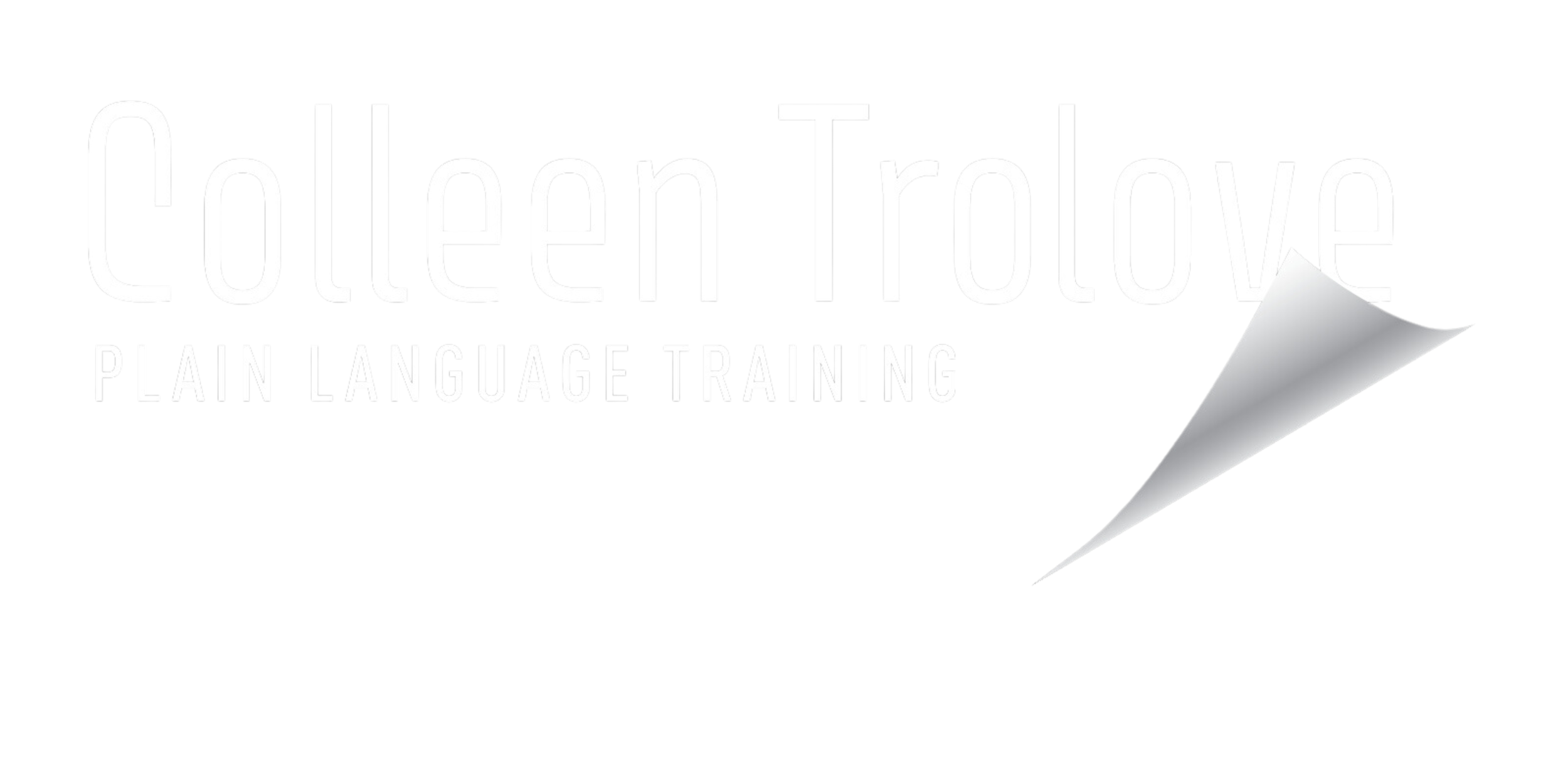 Colleen Trolove & Miraka Shelly Davies Plain Language Writing Training