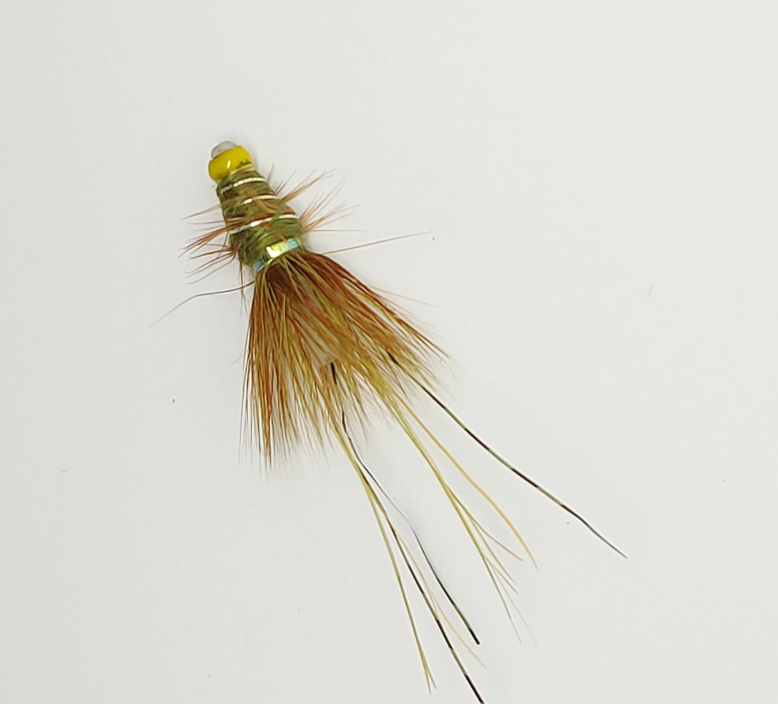 The Olive Francis Salmon Fly I/2 inch copper tube — Tweed Flies