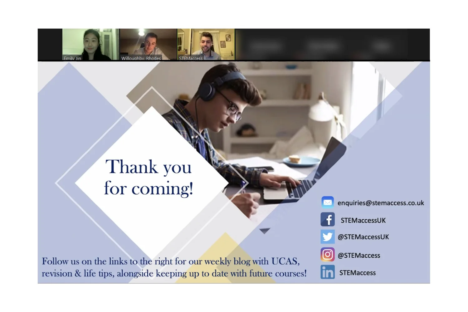 How to UCAS 2021 — STEMaccess