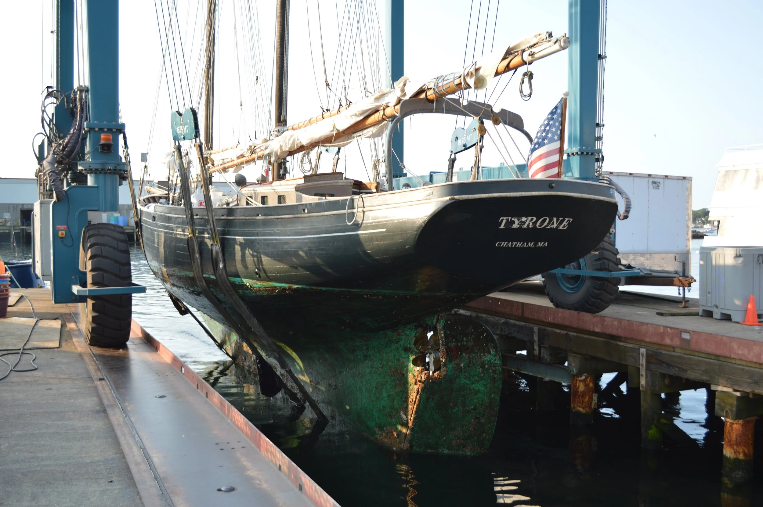 Schooner Tyrone Preservation Work — Schooner Tyrone