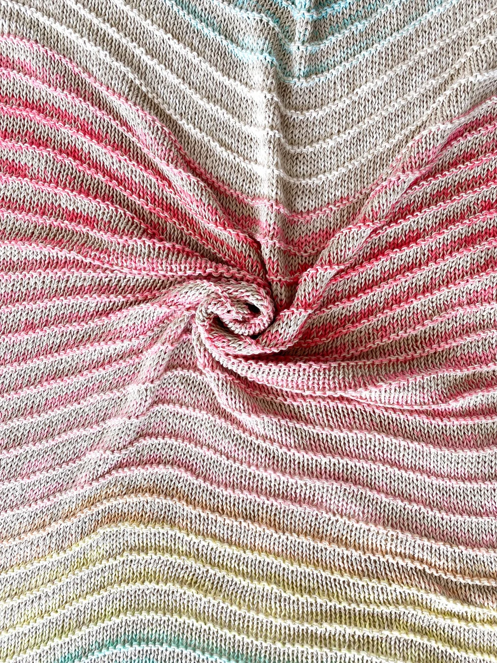 Rainbow Flow Throw — Whistle and Wool
