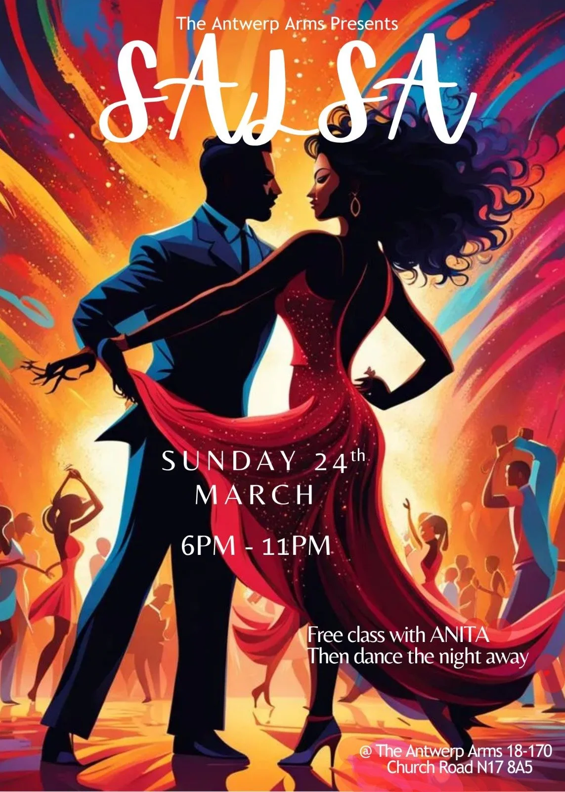 Free Salsa Class — Antwerp Arms