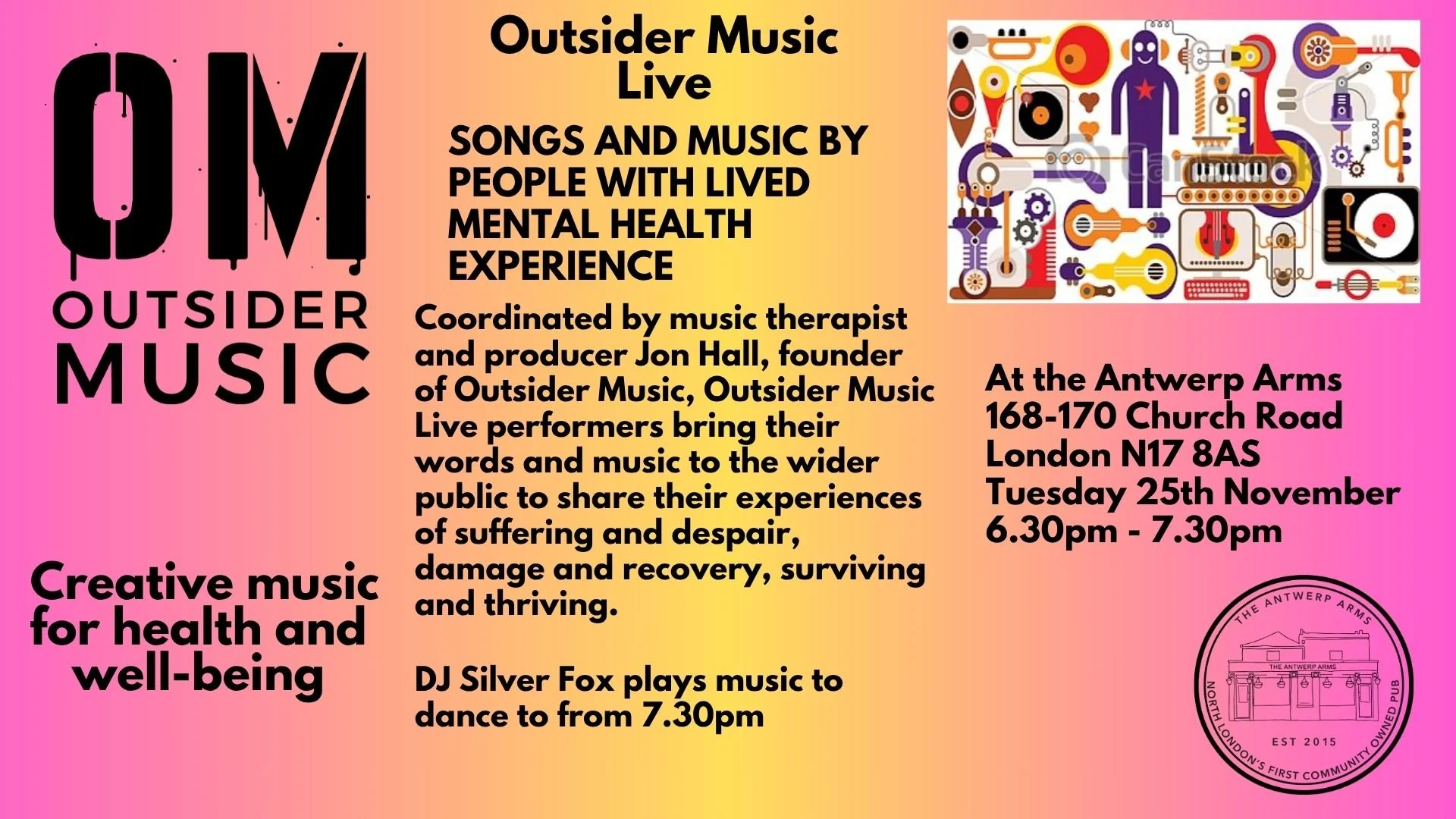 Outsider Music Live — Antwerp Arms