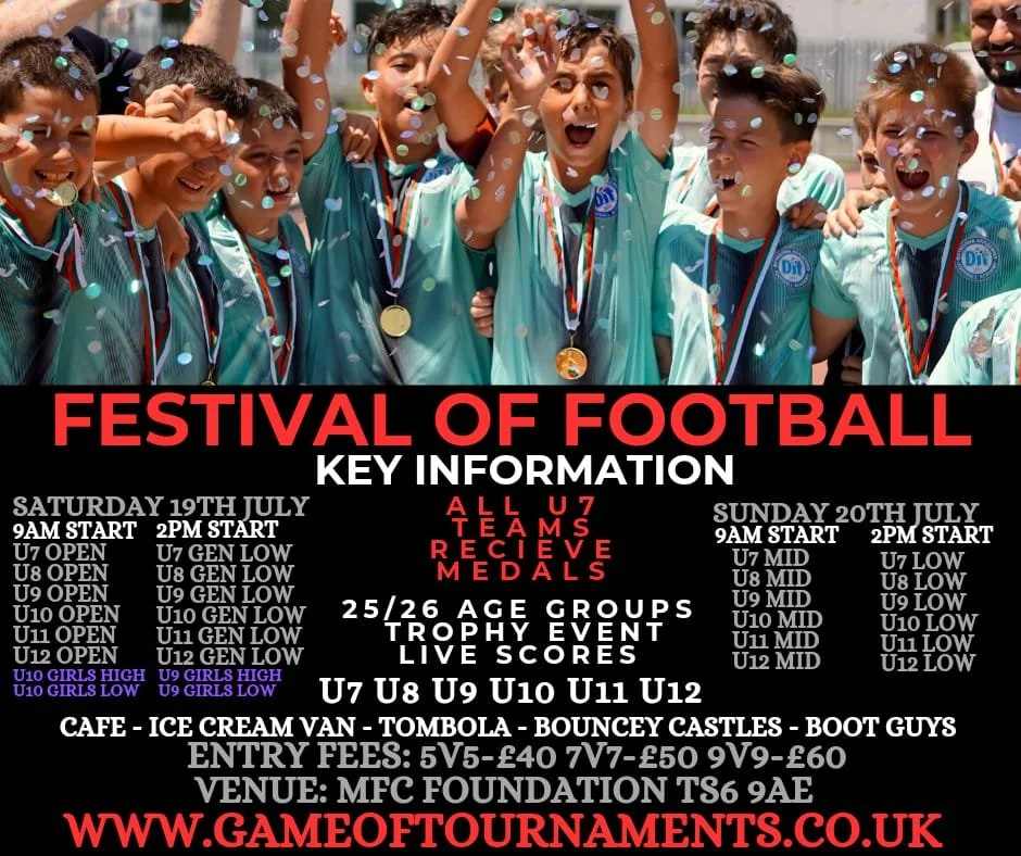 FESTIVAL OF FOOTBALL 2025 — GAME OF TOURNAMENTS