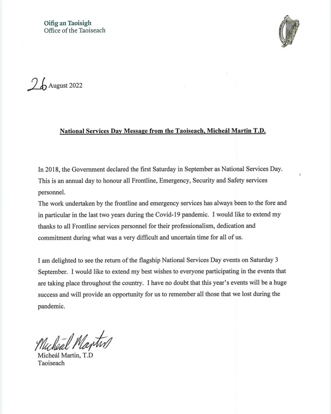 National Service Day